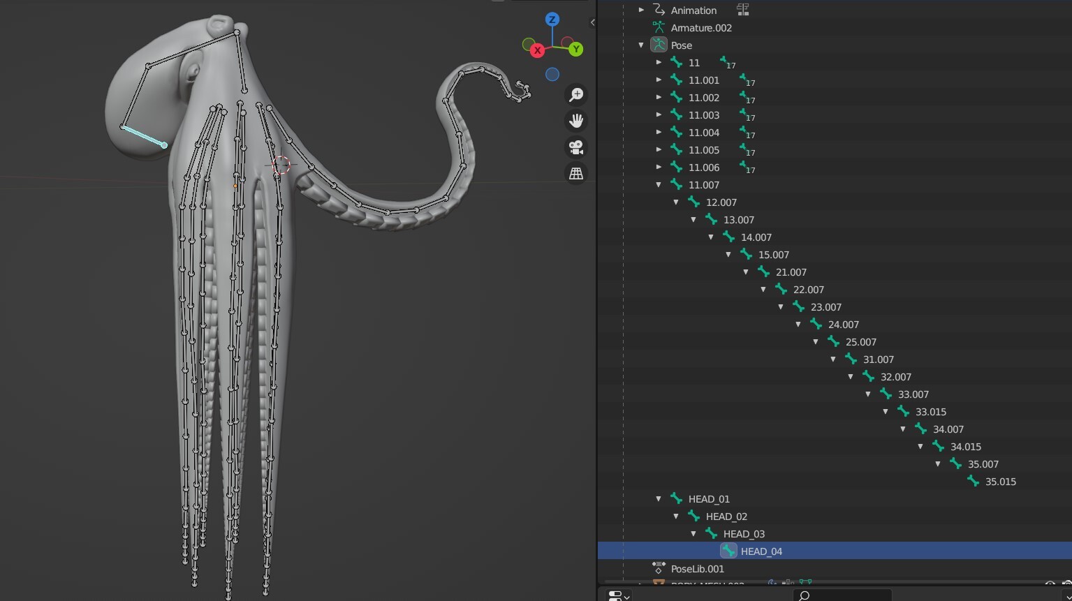 ArtStation - Octopus Base Mesh | Game Assets