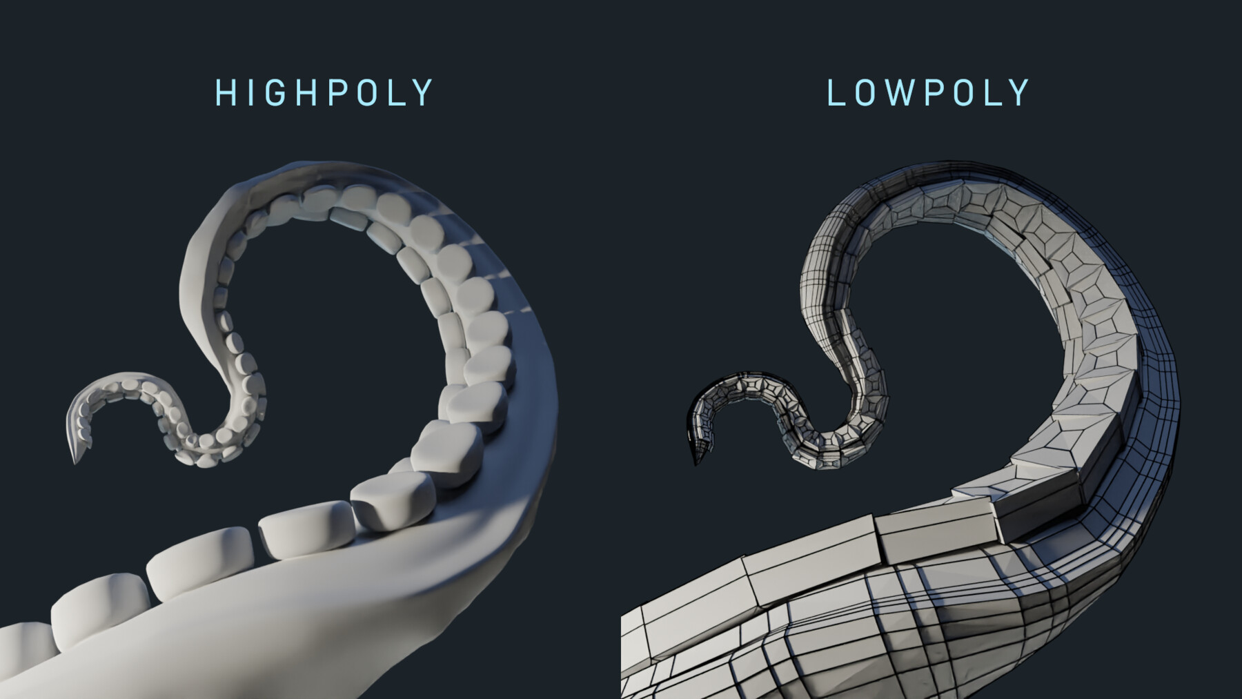 ArtStation - Octopus Base Mesh | Game Assets