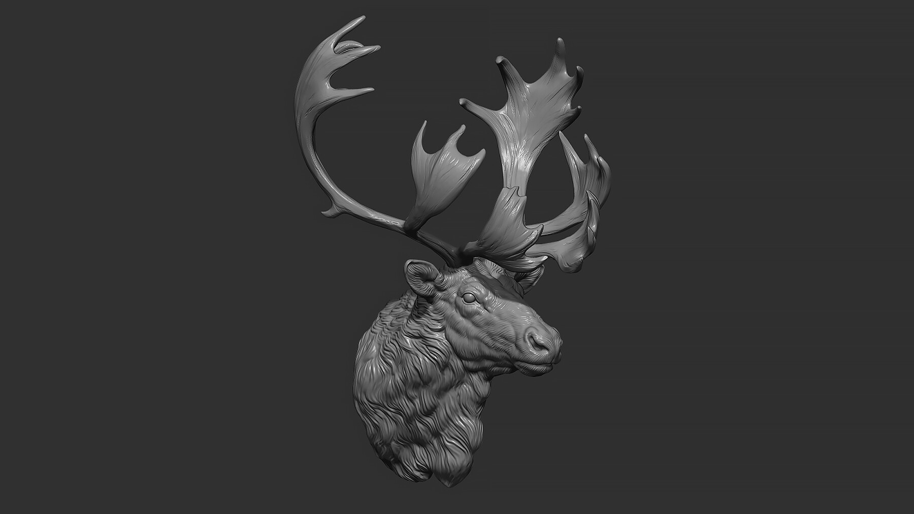 ArtStation - Reindeer head | Resources