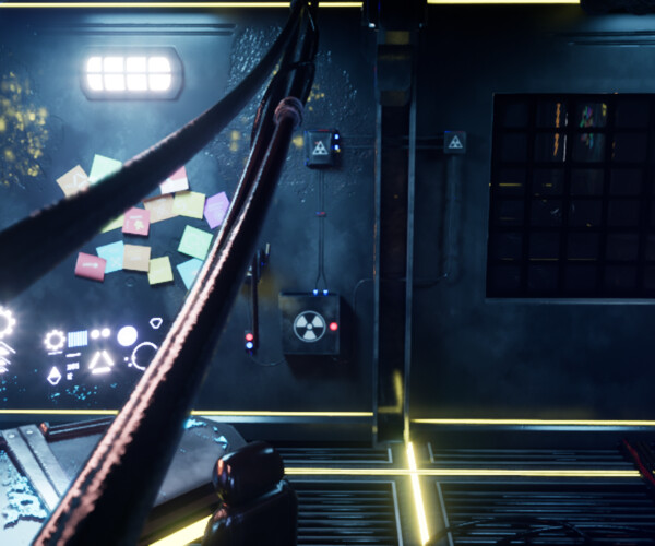 ArtStation - Sci-fi Environment Engine Room For UE5 | Game Assets