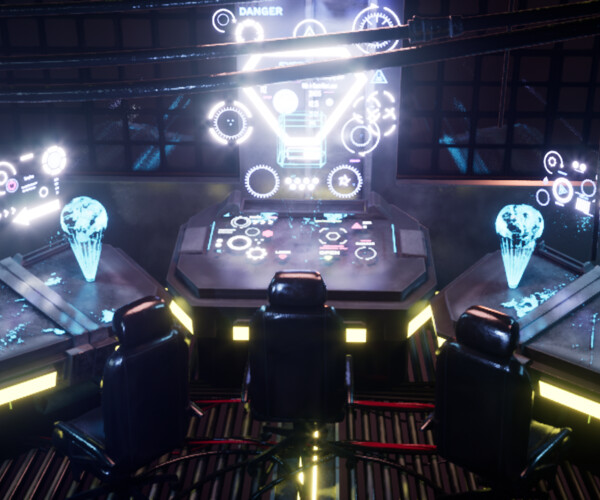 ArtStation - Sci-fi Environment Engine Room For UE5 | Game Assets