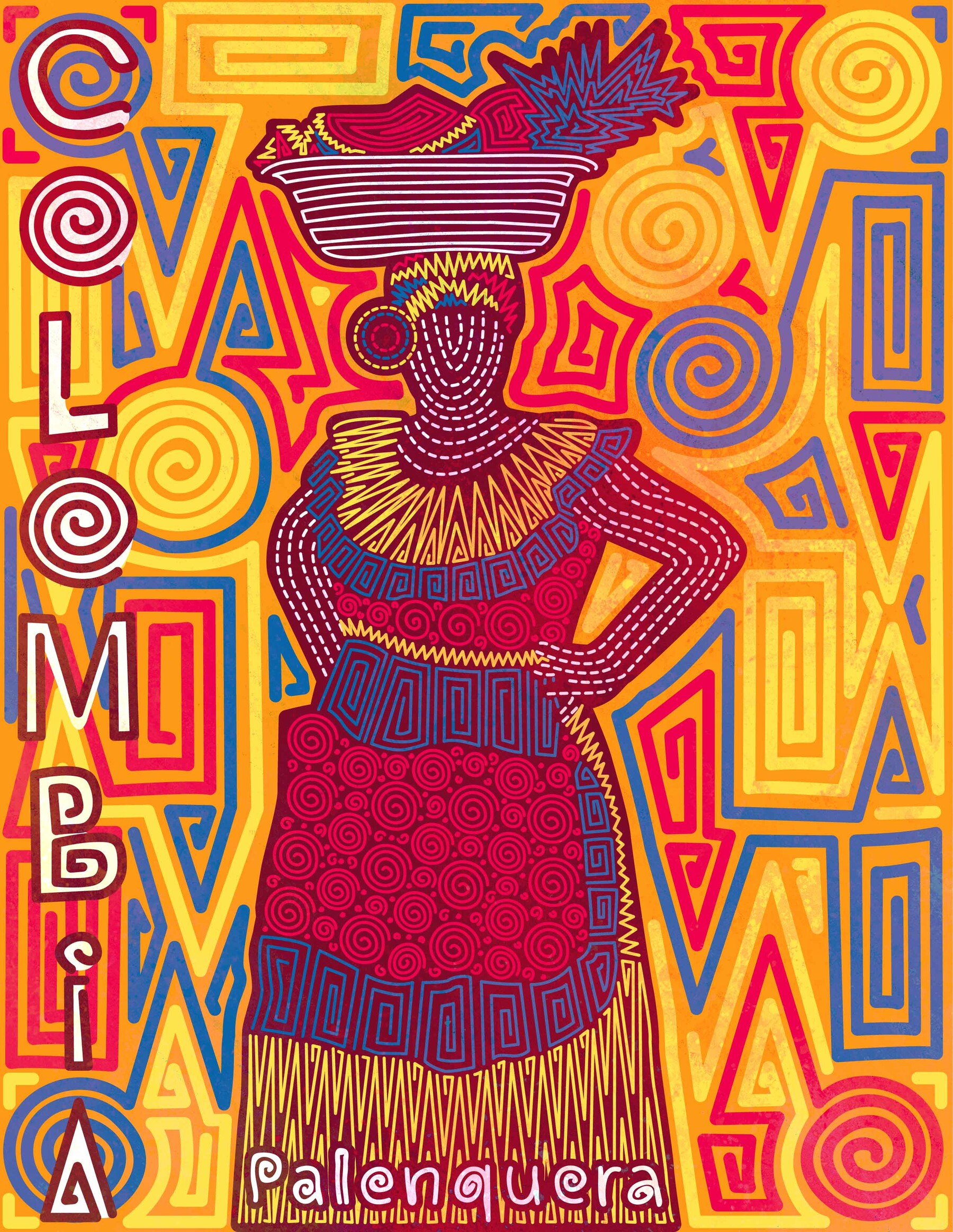 ArtStation - Colombian Mola Art - Arte Mola Colombiano | Artworks