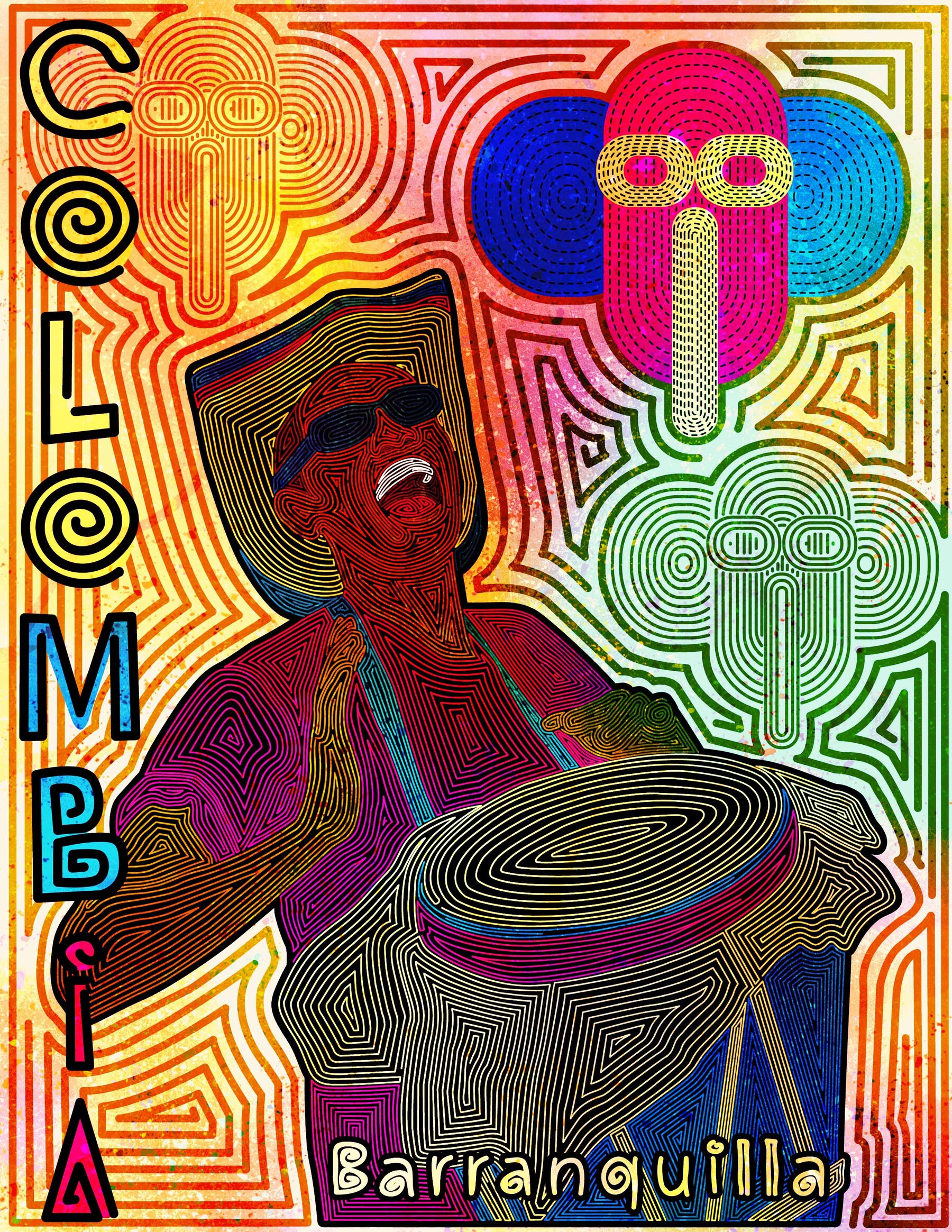 ArtStation - Colombian Mola Art - Arte Mola Colombiano | Artworks