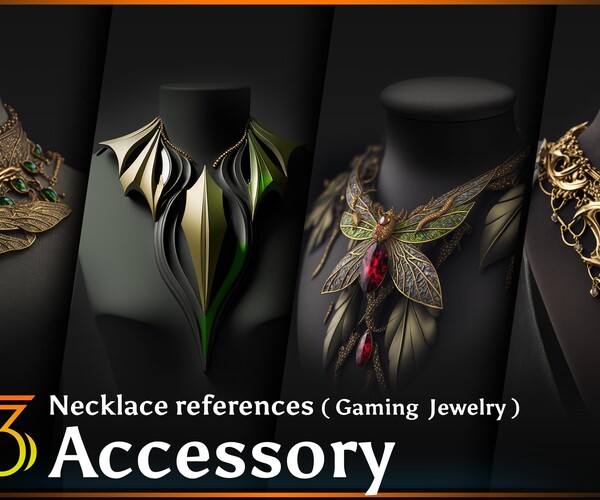 ArtStation - 353 Accessory _ Necklace references ( Gaming Jewelry ) Vol ...