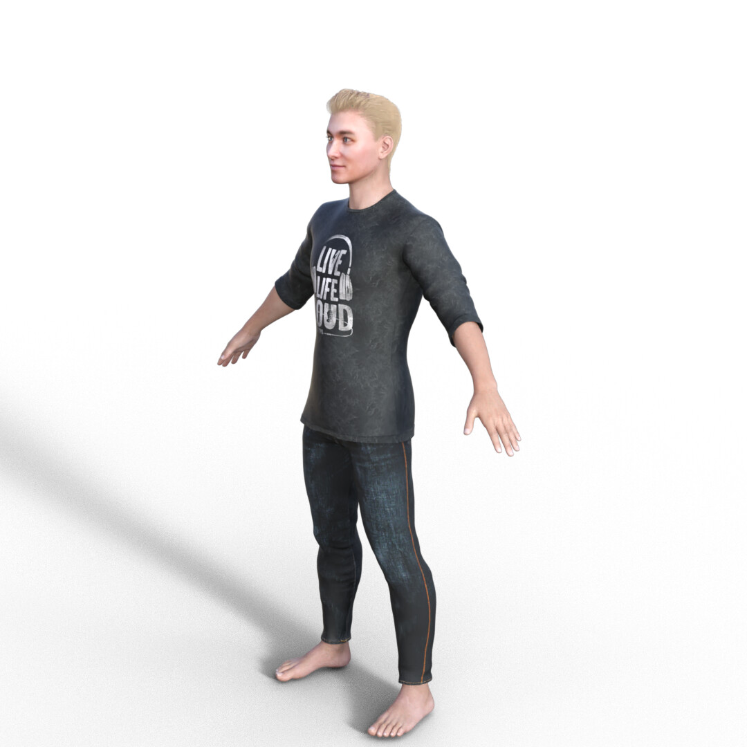 ArtStation - Elester-Handsome blond man--Metahuman/FBX | Game Assets