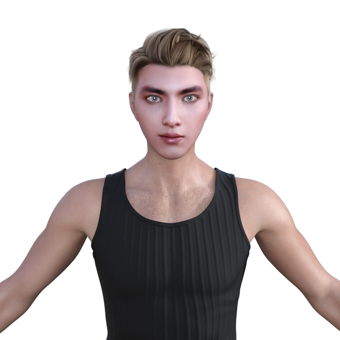 ArtStation - Calbe- Muscular athletic boy--Metahuman/FBX | Game Assets
