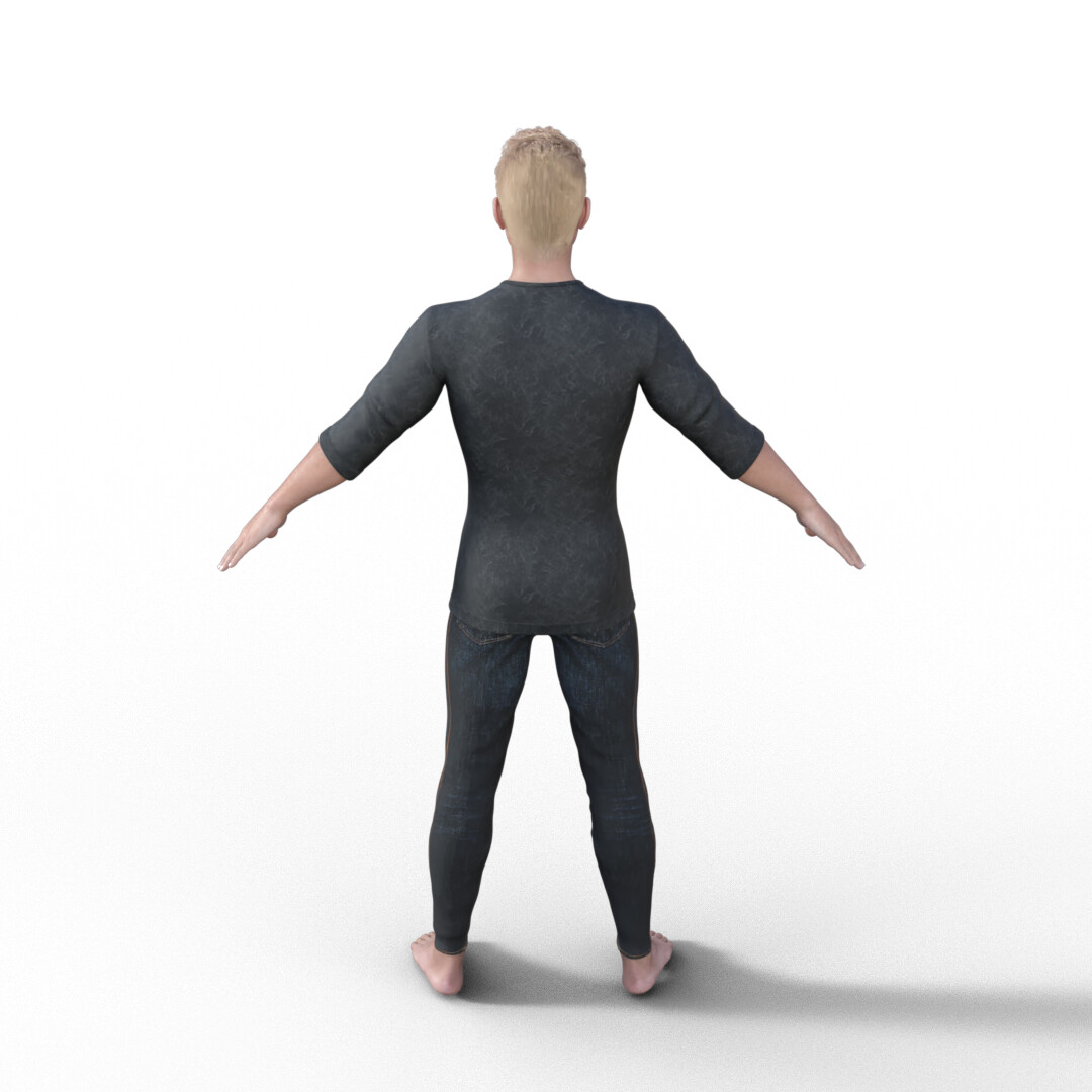 ArtStation - Elester-Handsome blond man--Metahuman/FBX | Game Assets