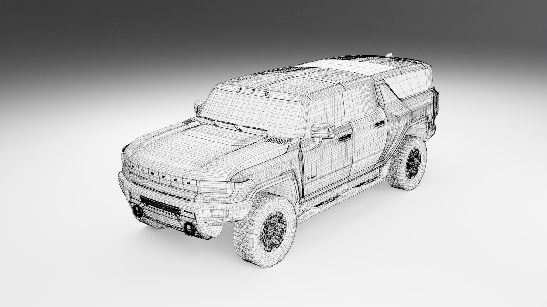 ArtStation - 3D car Hummer SUV 2023 with Textures | Game Assets