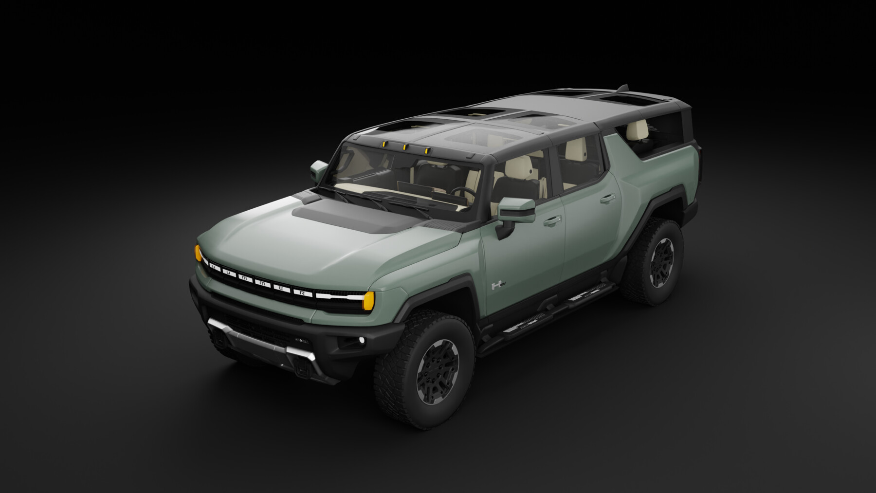 ArtStation - 3D car Hummer SUV 2023 with Textures | Game Assets