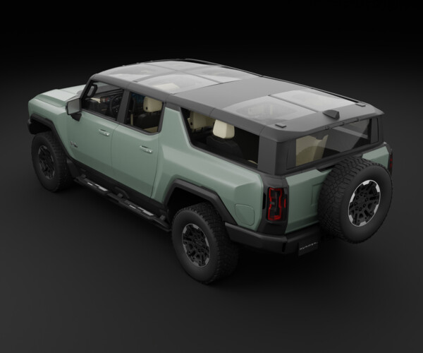 ArtStation - 3D car Hummer SUV 2023 with Textures | Game Assets