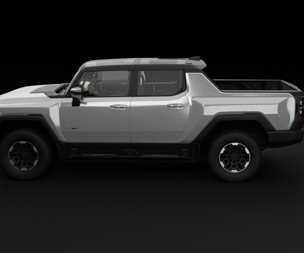 ArtStation - 3D Car Hummer Pickup Truck 2023 with textures | Game Assets