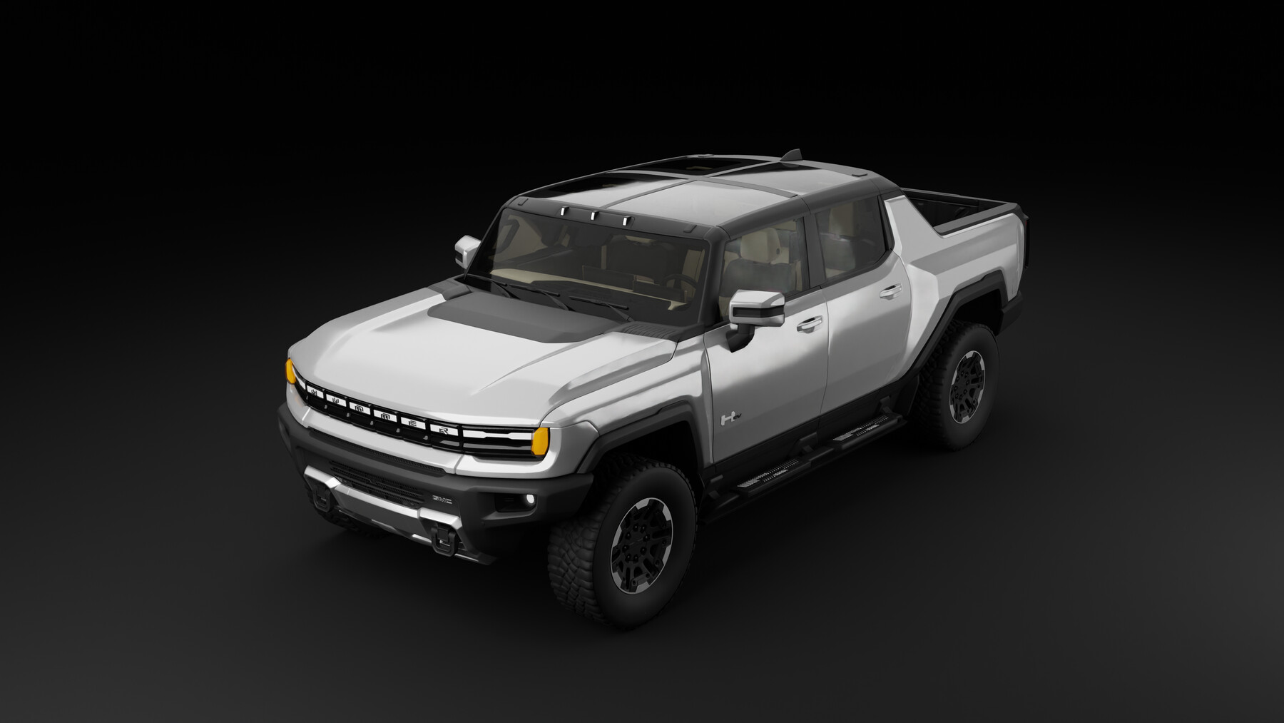 ArtStation - 3D Car Hummer Pickup Truck 2023 with textures | Game Assets