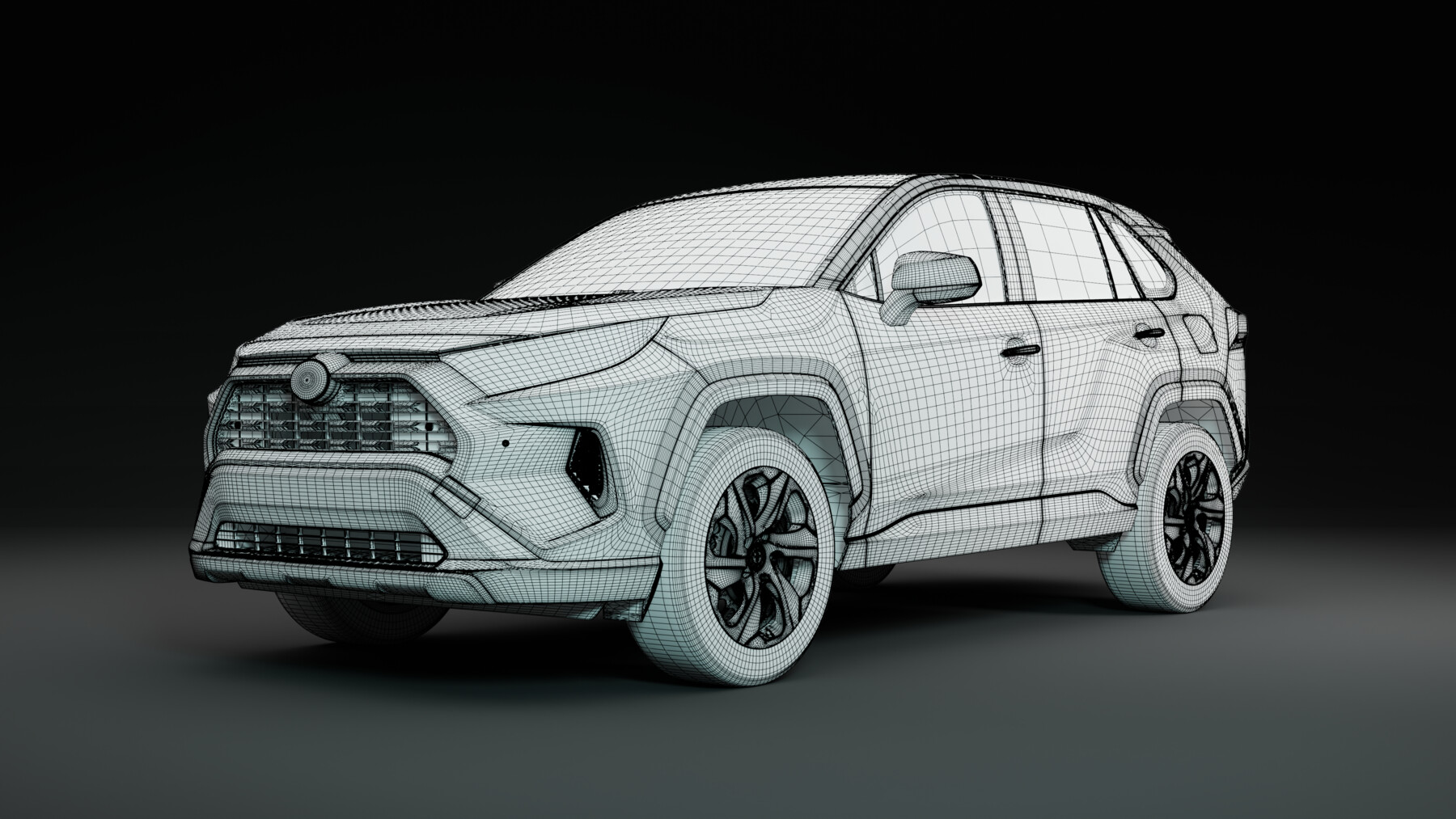 ArtStation - 3D CAR Toyota Rav 4 2022 with textures | Game Assets