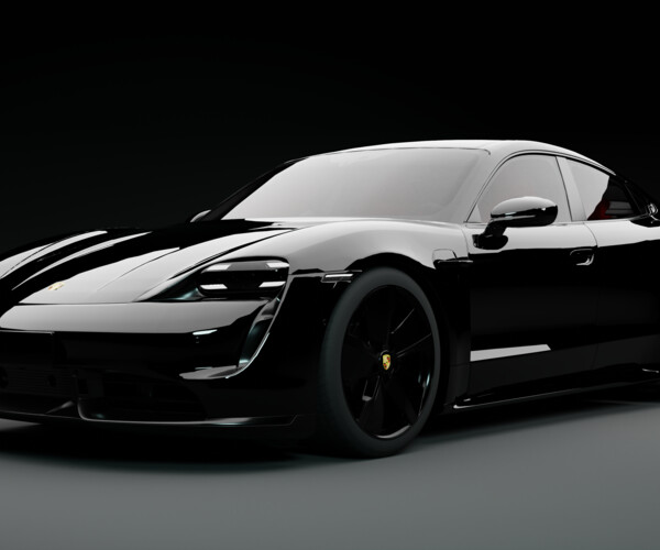 ArtStation - 3D PORSCHE TAYCAN TURBO s 2022 with textures | Game Assets
