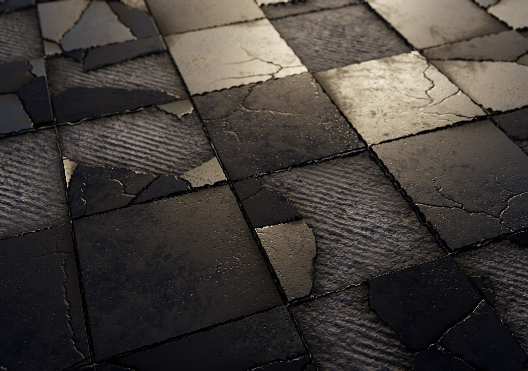 ArtStation - Broken tile | Game Assets