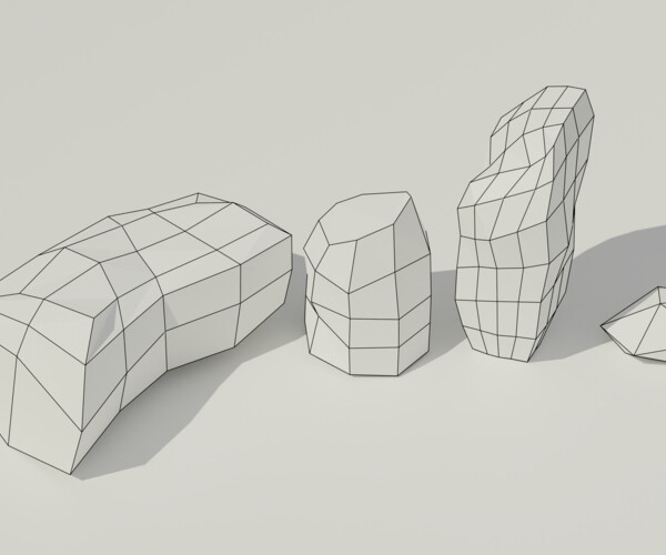 ArtStation - 40 Low Poly Nature Asset | Game Assets