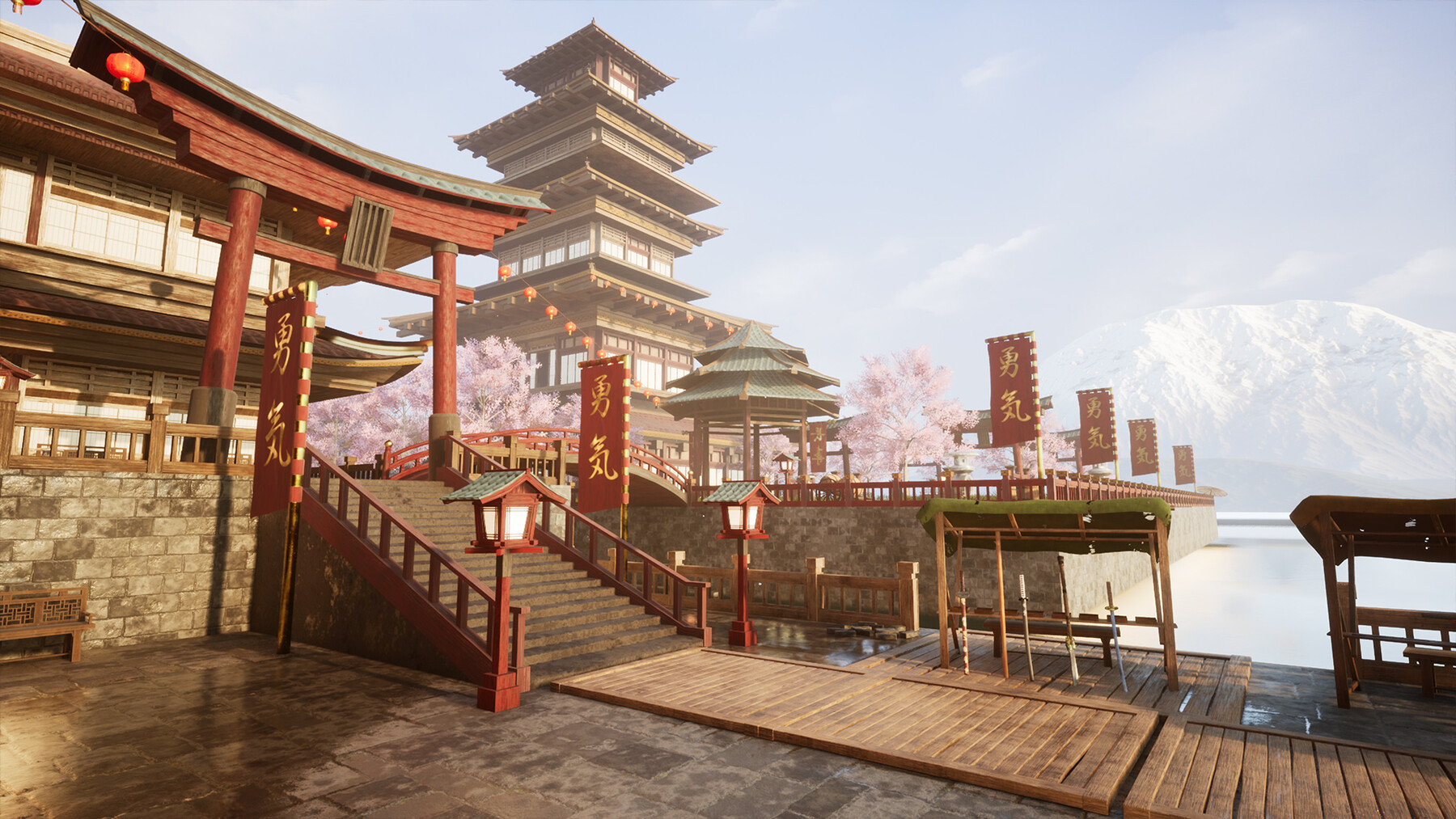 ArtStation - Asian City Kit | Game Assets