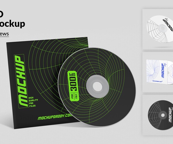 ArtStation - CD DVD Cover Mockup | Artworks
