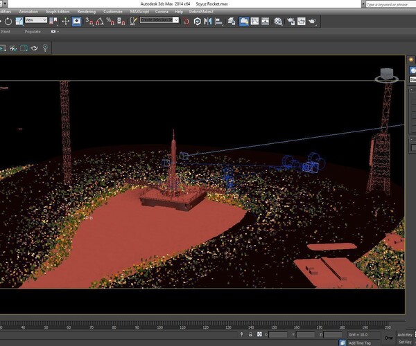 ArtStation - Soyuz Rocket Launch - Animated 3D model | Resources