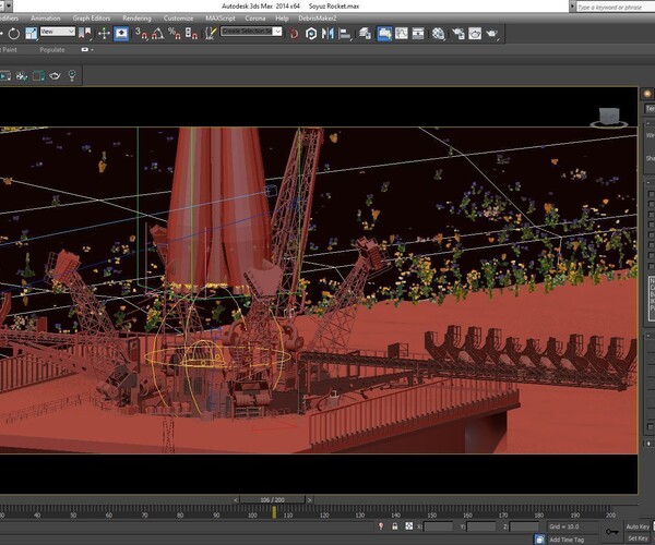 ArtStation - Soyuz Rocket Launch - Animated 3D model | Resources