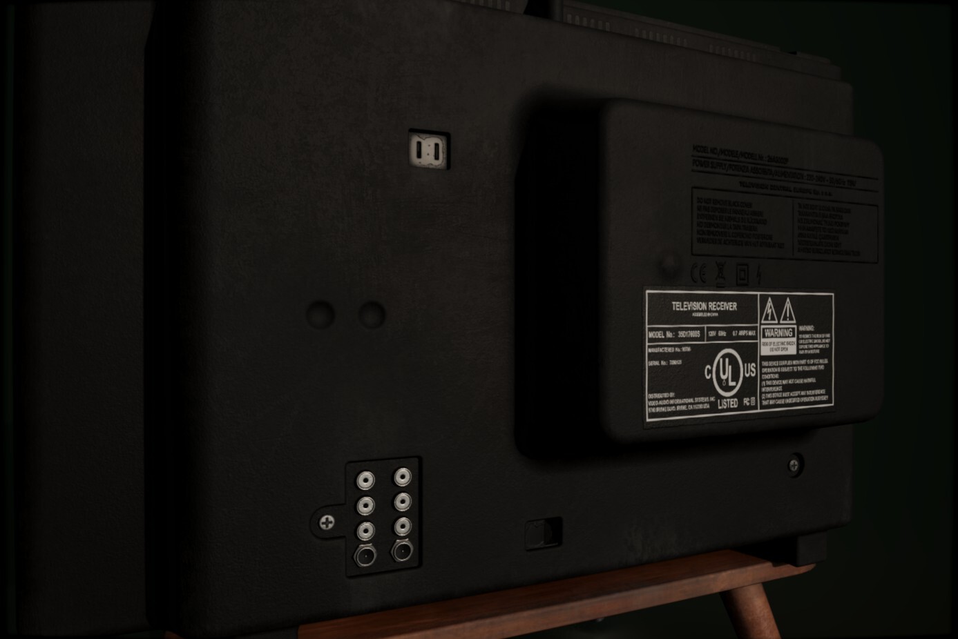 ArtStation - Old tv low poly | Game Assets