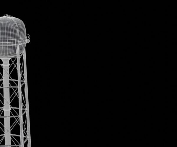 ArtStation - Water Tower Tank | Game Assets