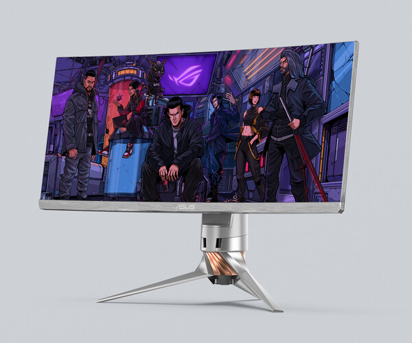 ArtStation - Asus ROG Swift Gaming Monitor Mockup | Resources