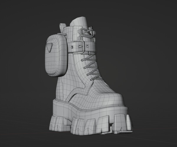 ArtStation - Monolith PRADA BOOT | Game Assets