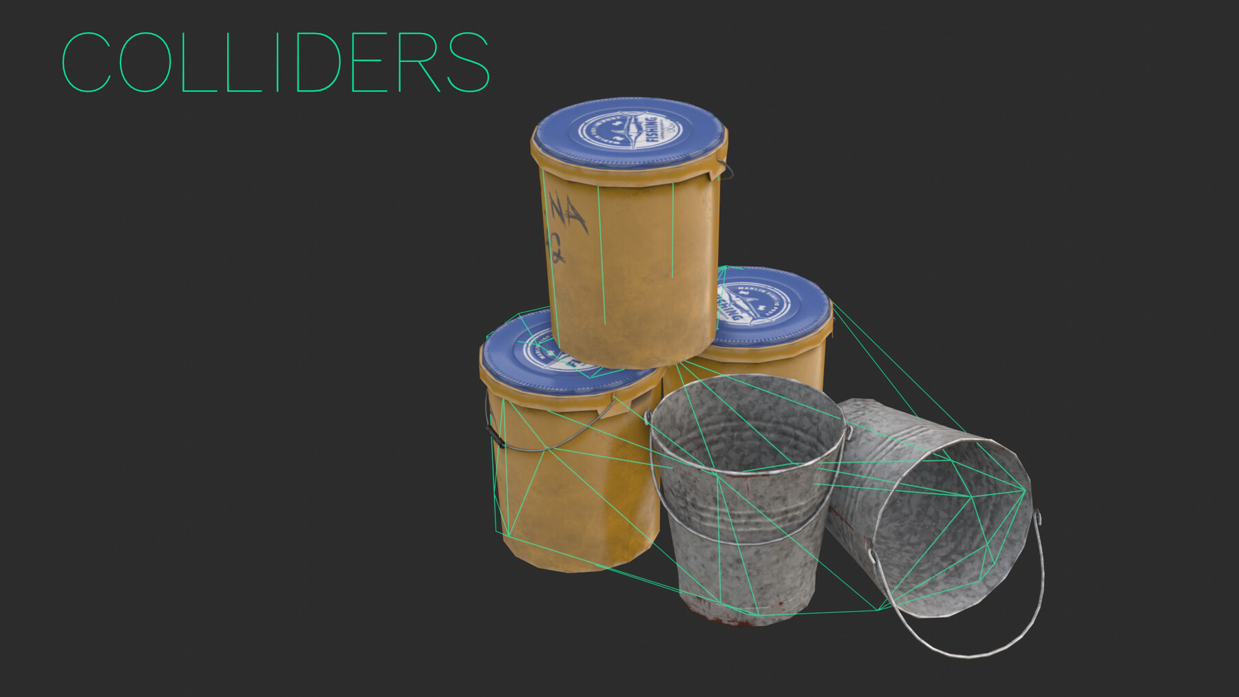ArtStation - Fishing Buckets | Game Assets