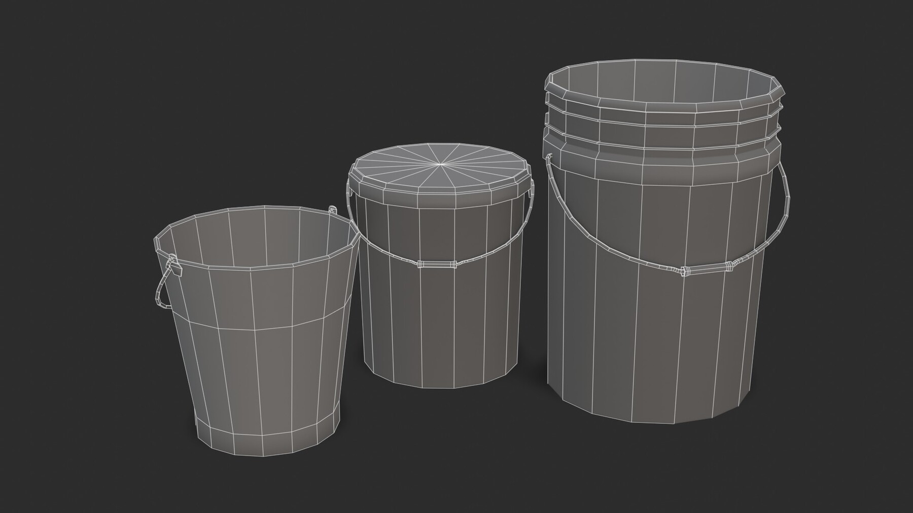 ArtStation - Fishing Buckets | Game Assets