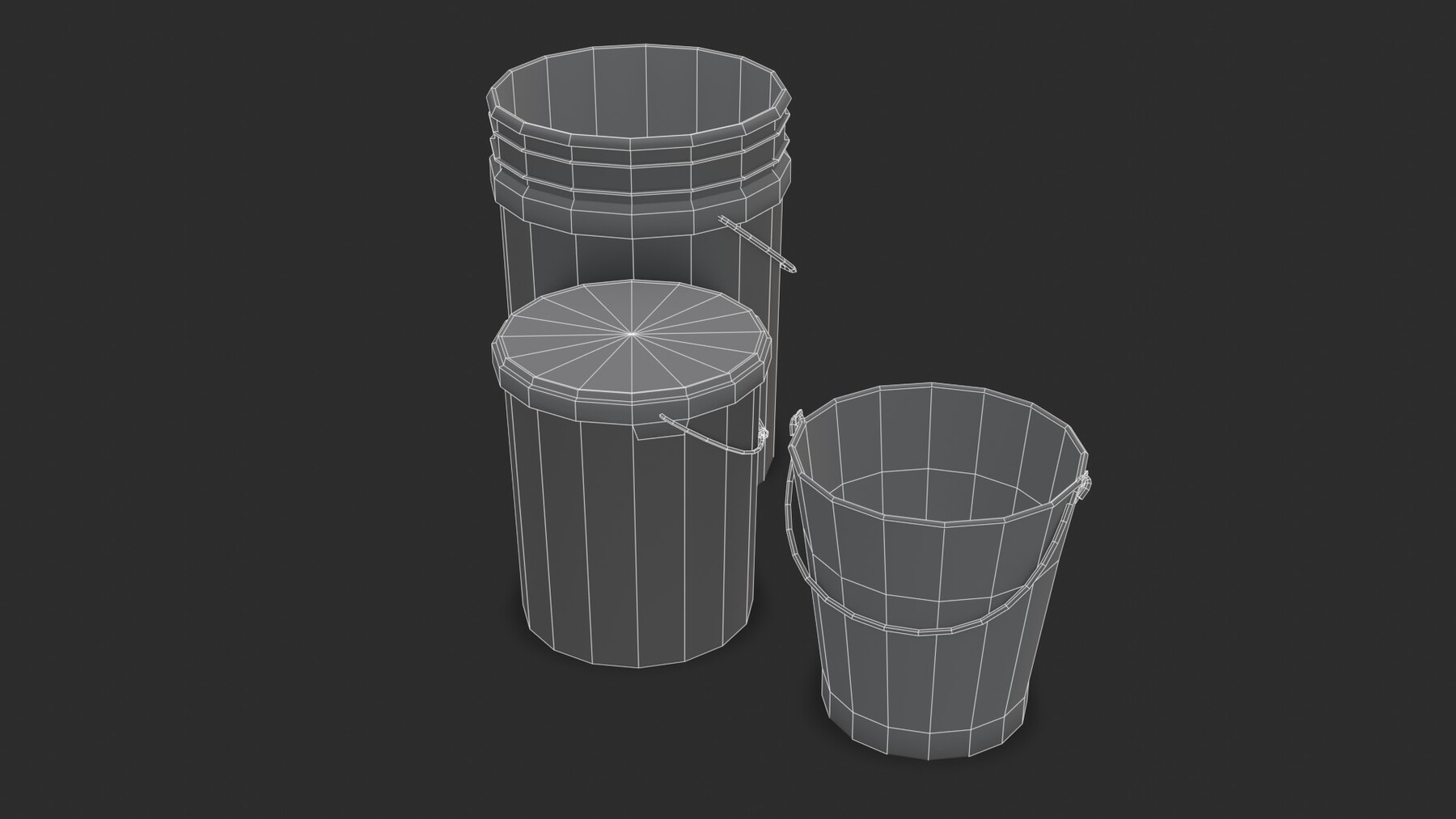 ArtStation - Fishing Buckets | Game Assets
