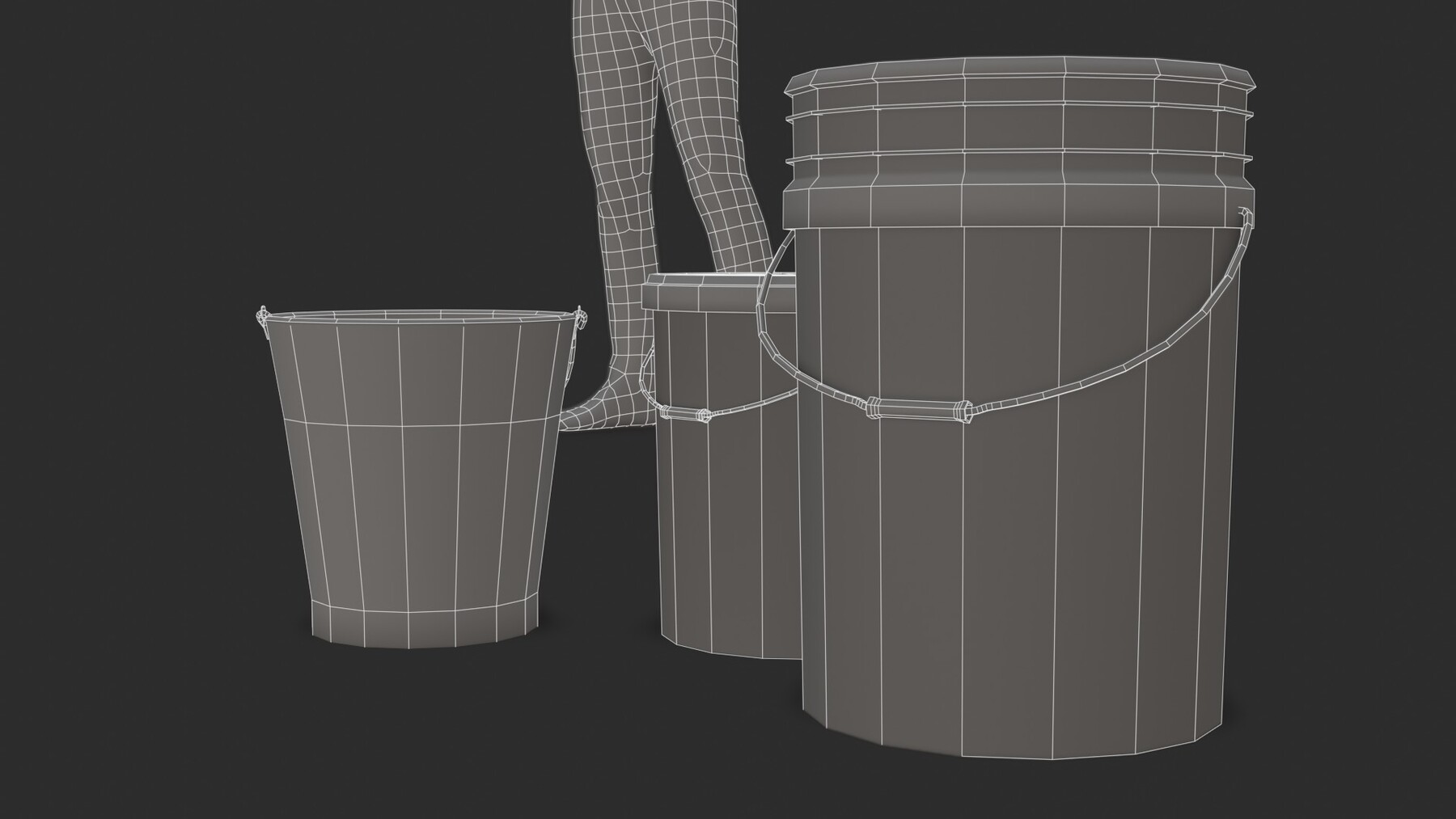 ArtStation - Fishing Buckets | Game Assets