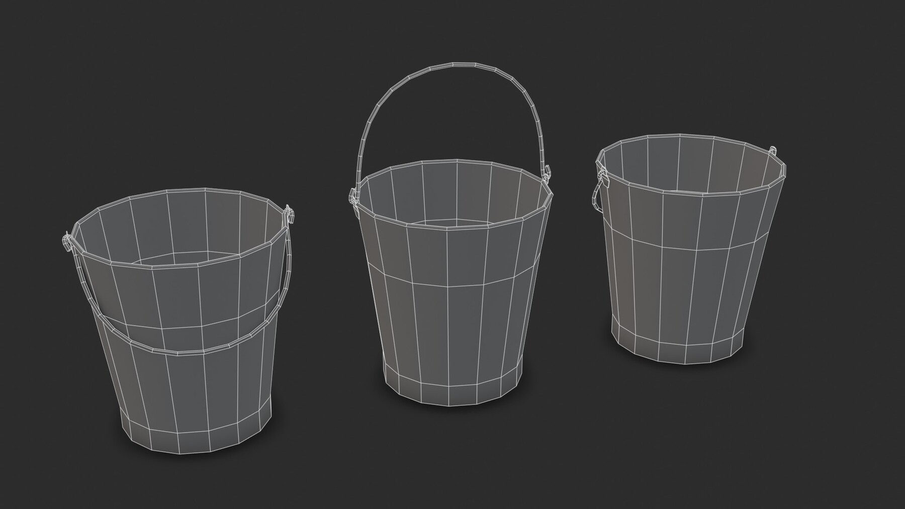 ArtStation - Fishing Buckets | Game Assets