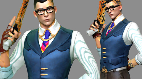 ArtStation - Chamber - Valorant | Resources