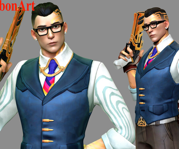 ArtStation - Chamber - Valorant | Resources