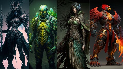 ArtStation - Fantasy Characters Of Gaming: A Collection of 100 ...