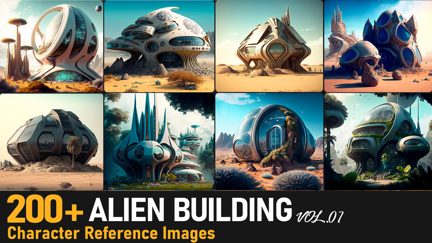 ArtStation - Alien Building VOL.01|4K Reference Images | Artworks