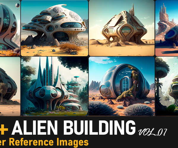 ArtStation - Alien Building VOL.01|4K Reference Images | Artworks