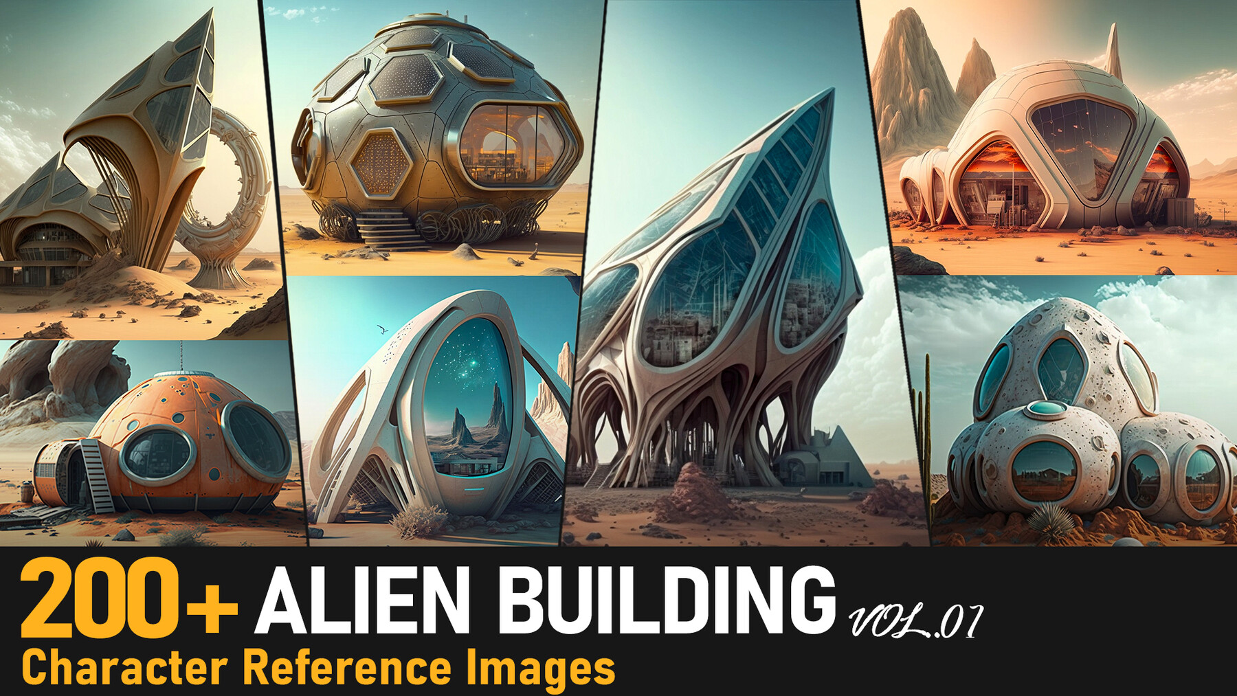 ArtStation - Alien Building VOL.01|4K Reference Images | Artworks