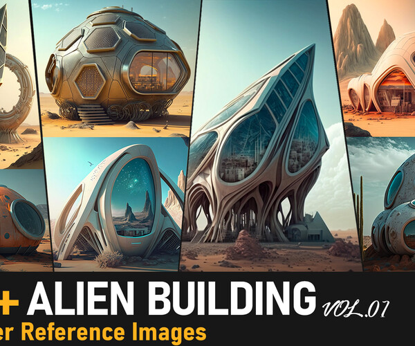 ArtStation - Alien Building VOL.01|4K Reference Images | Artworks