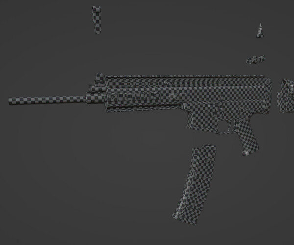 ArtStation - SCAR-H | Game Assets