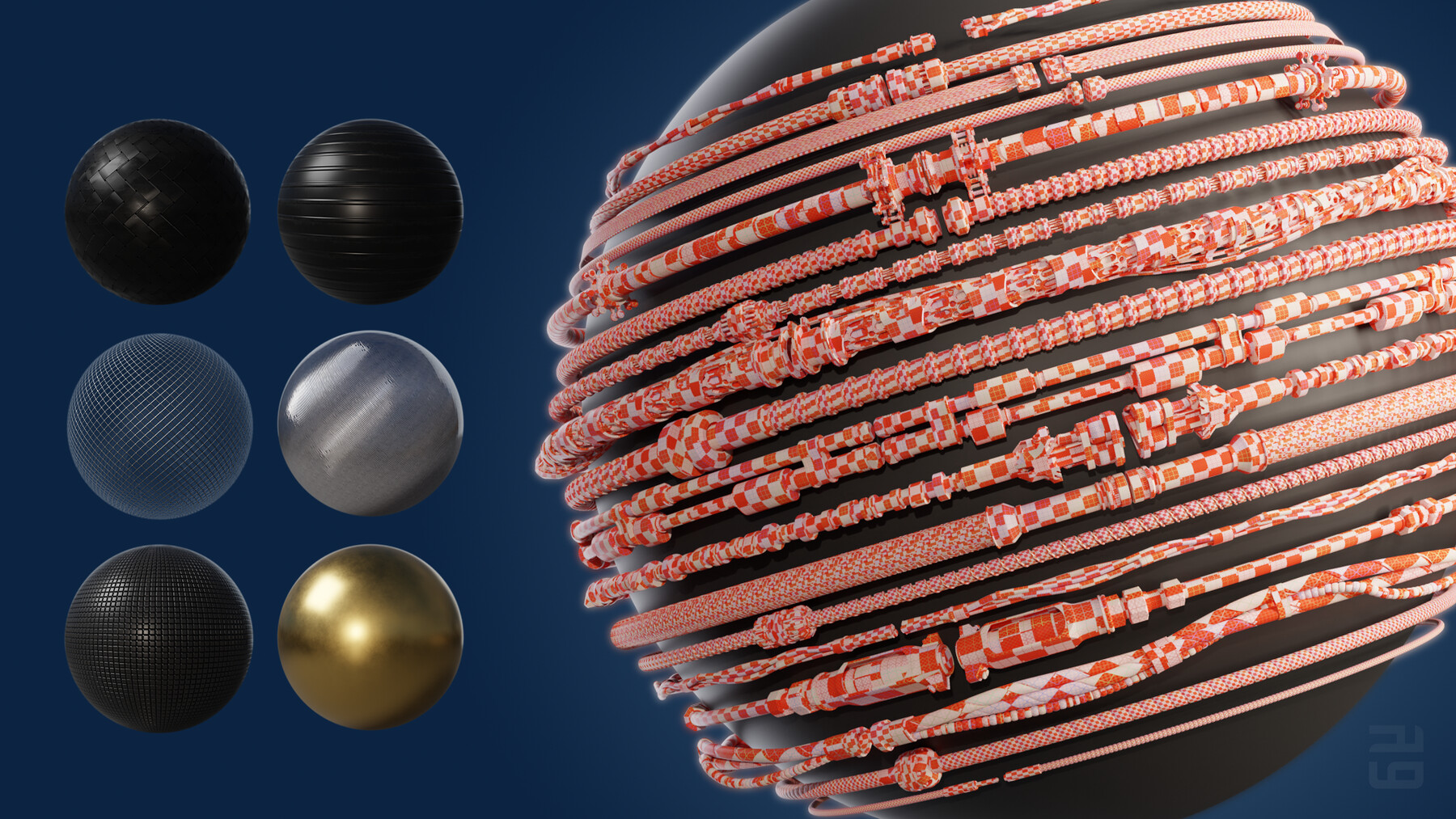 ArtStation - Blender Rope Tools 3 _ Cable & Wire _ PBR Material | Resources