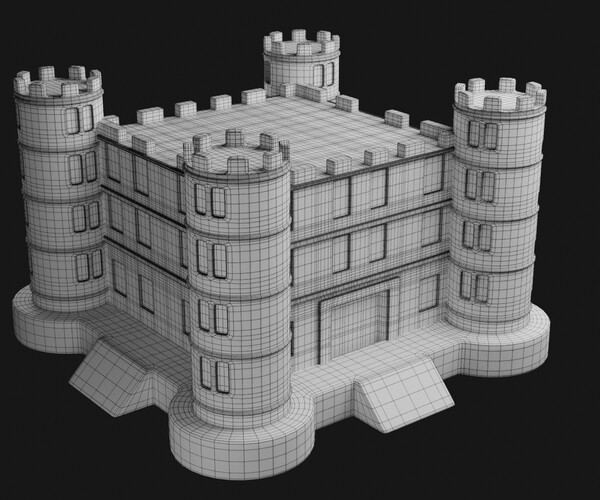 ArtStation - Castle 3D Model | Resources