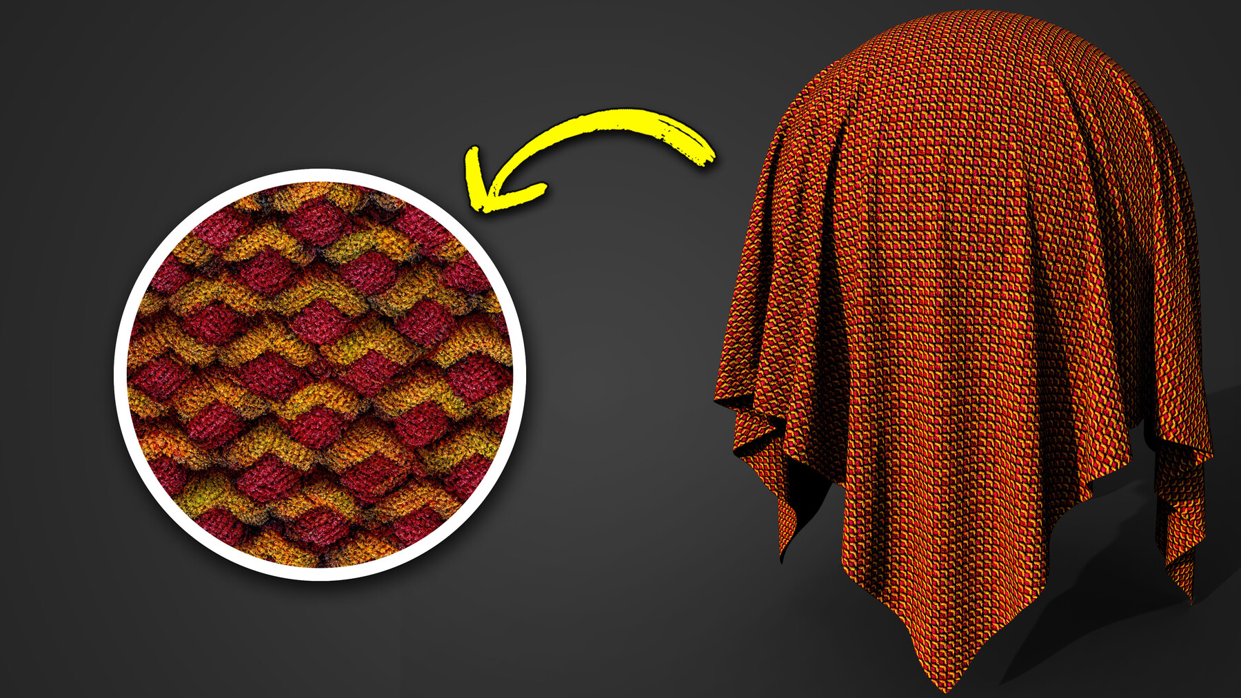 ArtStation - 100 Seamless Fabric Pattern Vol.06 + Video Tutorial | Brushes