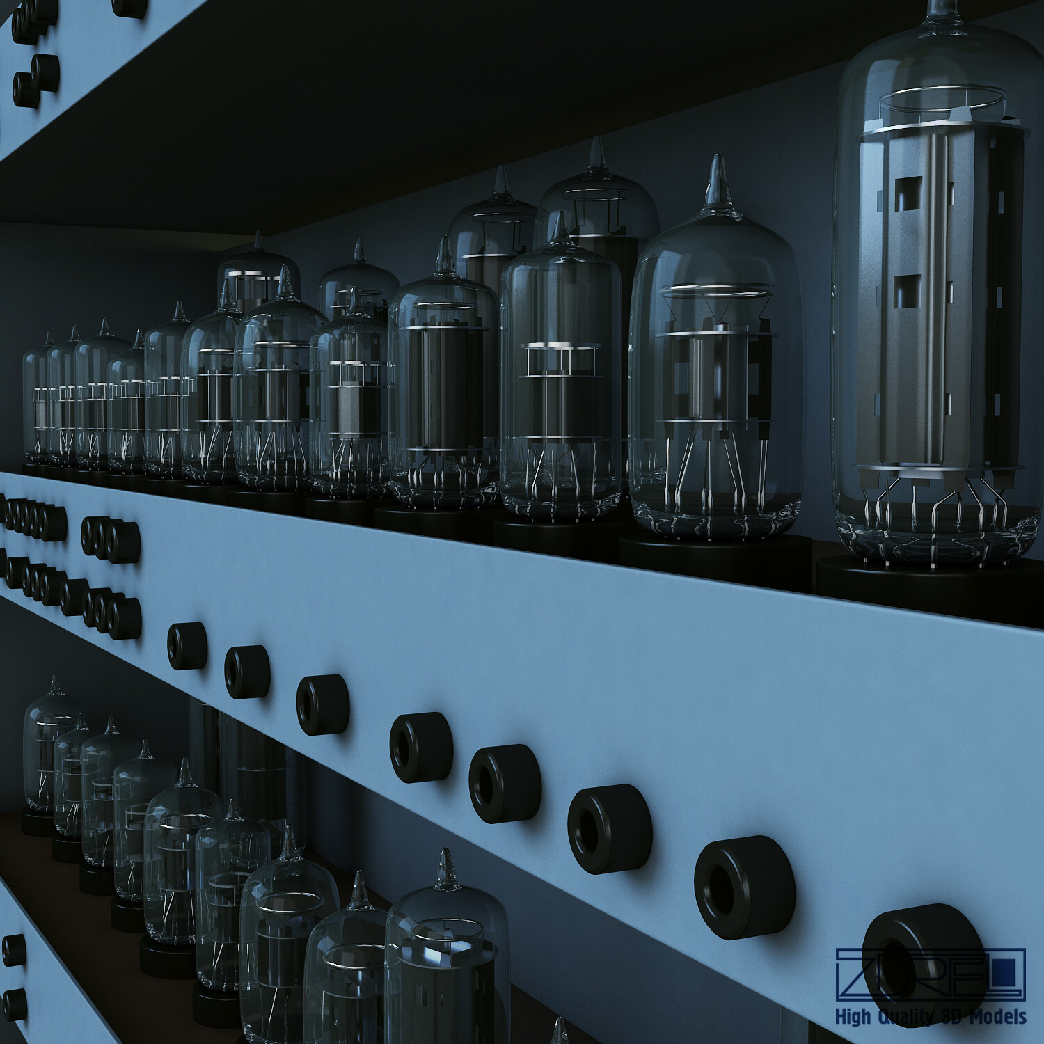 ArtStation - Vacuum Tube Computer v 1 | Resources