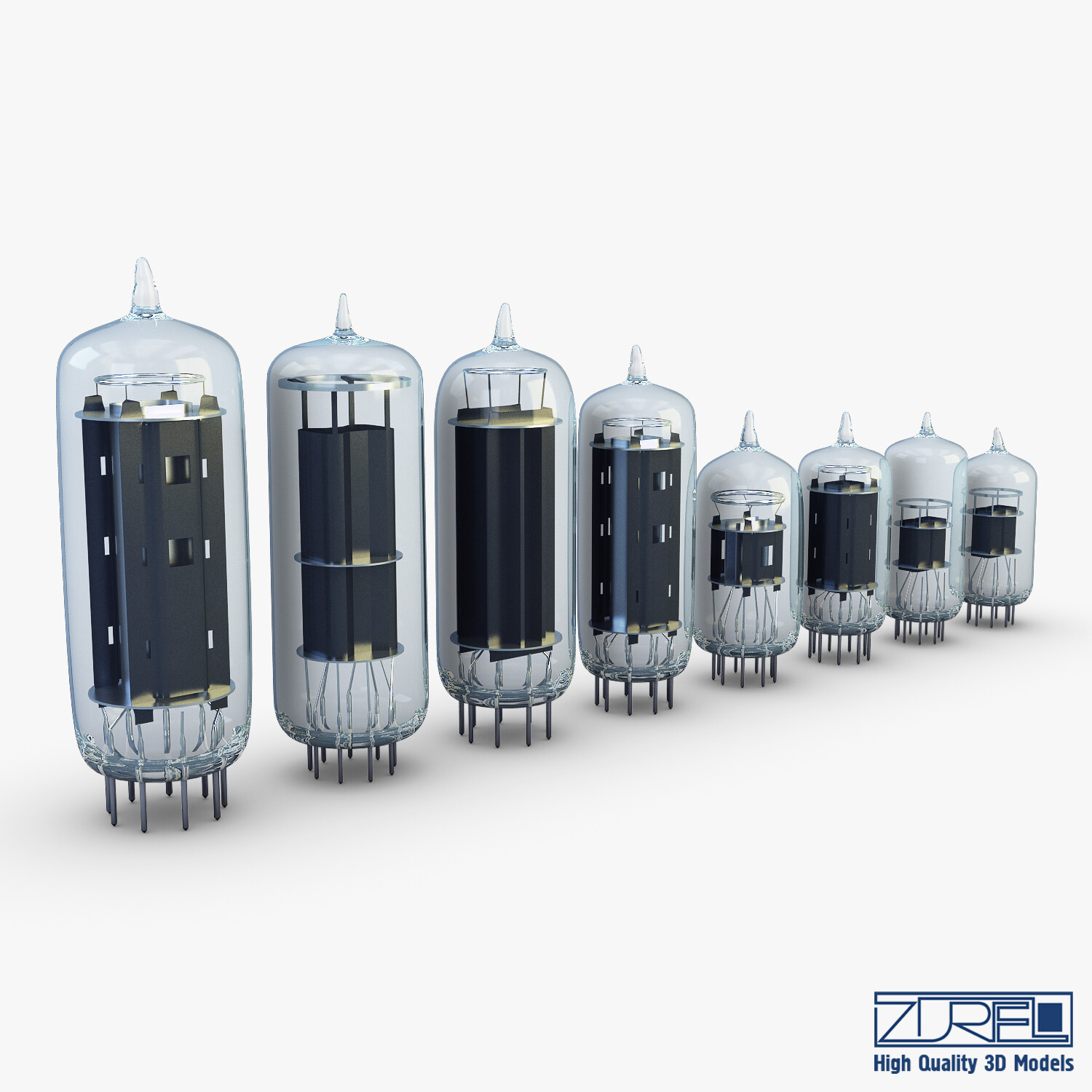 ArtStation - Vacuum Tubes Set | Resources