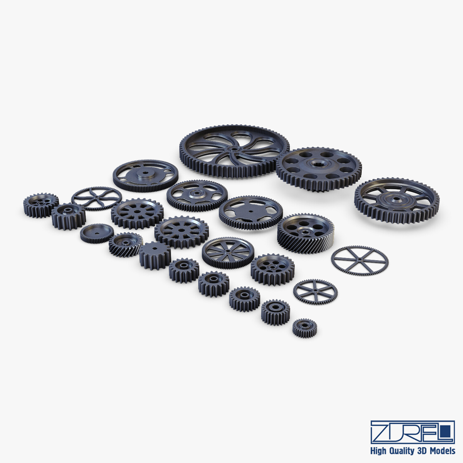 ArtStation - Gears Set v 1 | Resources