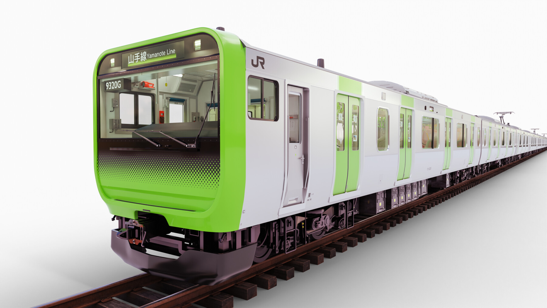 ArtStation - Yamanote Line E235 Series Locomotive - Japanese Train 3D CAD Model | Detailed ...