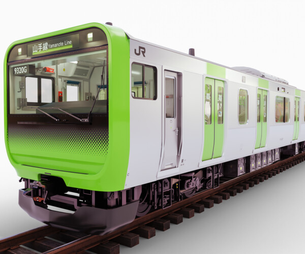 ArtStation - Yamanote Line E235 Series Locomotive - Japanese Train 3D ...