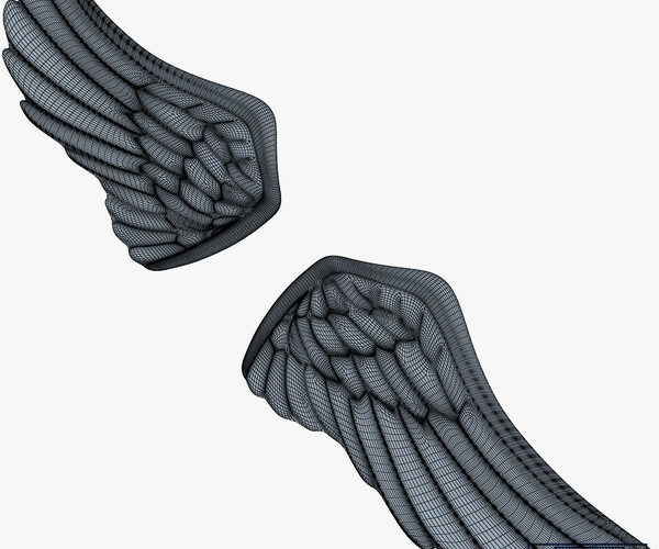 ArtStation - Eagle Wings Gold v 1 | Resources